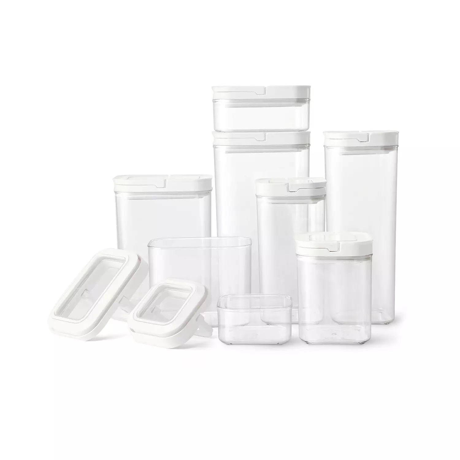 M.M Fliplock Containers Set (8 Pieces) - Walmart.com