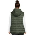 Swiss Tech Women's Hooded Vest with Cinched Waist, Sizes XS-3X ...