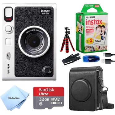 Fujifilm Instax Mini EVO Hybrid Instant Film Camera (Brown) (16812534 ...