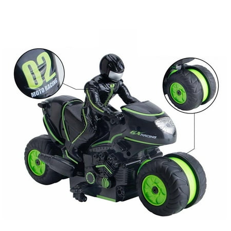 RC Motorcycle 2.4Ghz 360° Rotate Drift Stunt Motorbike Remote Control ...