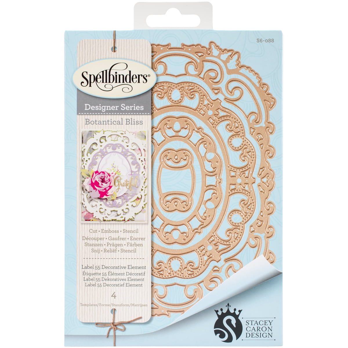 Spellbinders Nestabilities Decorative Elements Dies-Label 55 - Walmart.com