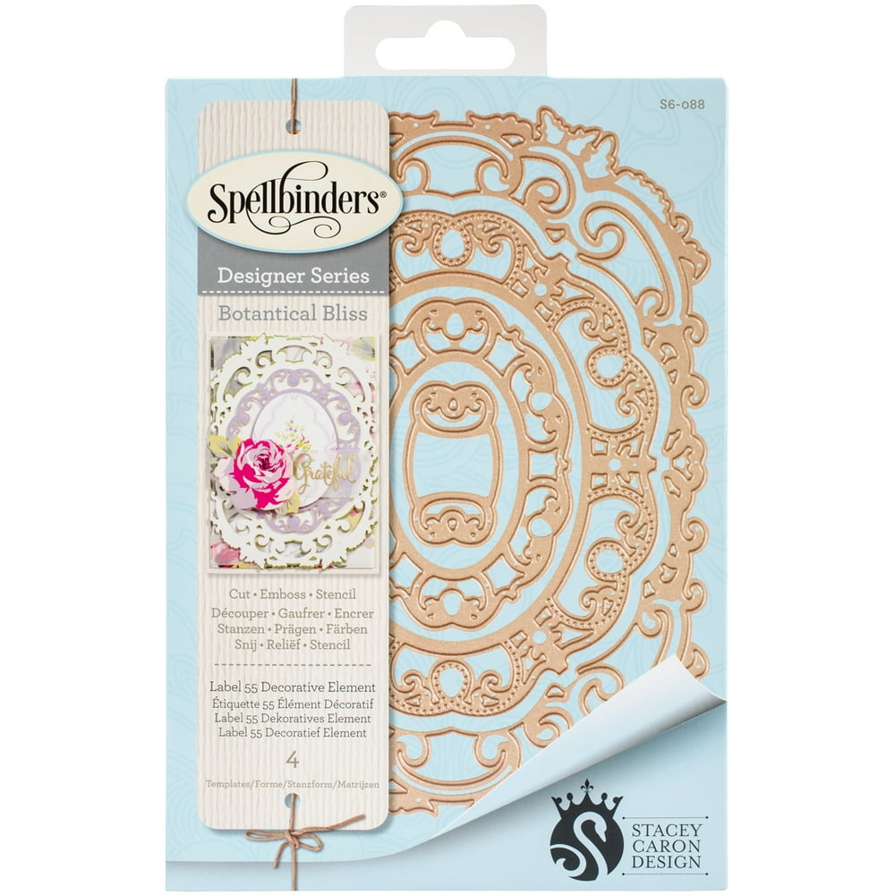 Spellbinders Nestabilities Decorative Elements Dies-Label 55 - Walmart ...