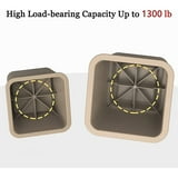 SEISSO Stackable Bed Risers Adjustable Furniture Risers Heavy Duty ...