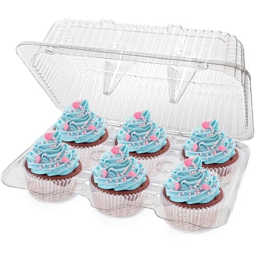 Way To Celebrate 6-Cupcake Clear Clamshells, 4 Count - Walmart.com