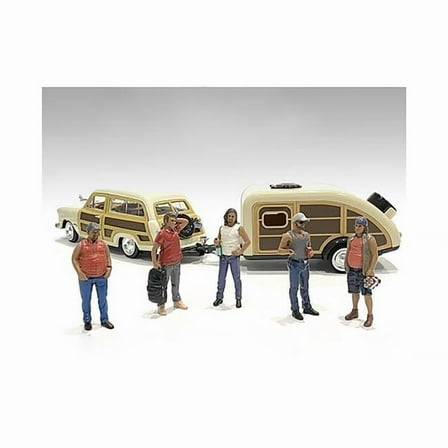 Diecast "Cosplay Girls" 6 piece Figure Set for 1/18 Scale Models by ...