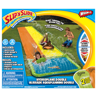 H2OGO! 18' Triple Lane Water Slide with Ramp - Walmart.com