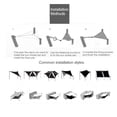 3.6×3.6×3.6m Triangular Shade Sail Outdoor 420D Oxford Fabric Water ...