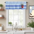 Kitchen Cafe Valance Curtain for Small Windows,Spring Flower Daisy Red ...