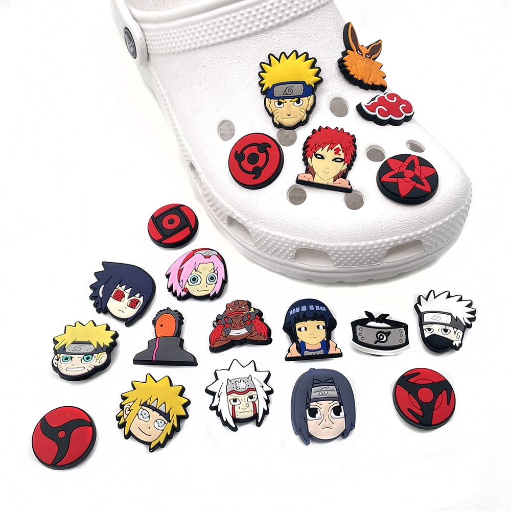 Click here for Pinkblue Set Of 20 Naruto-Themed Shoe Charms To Pe... prices