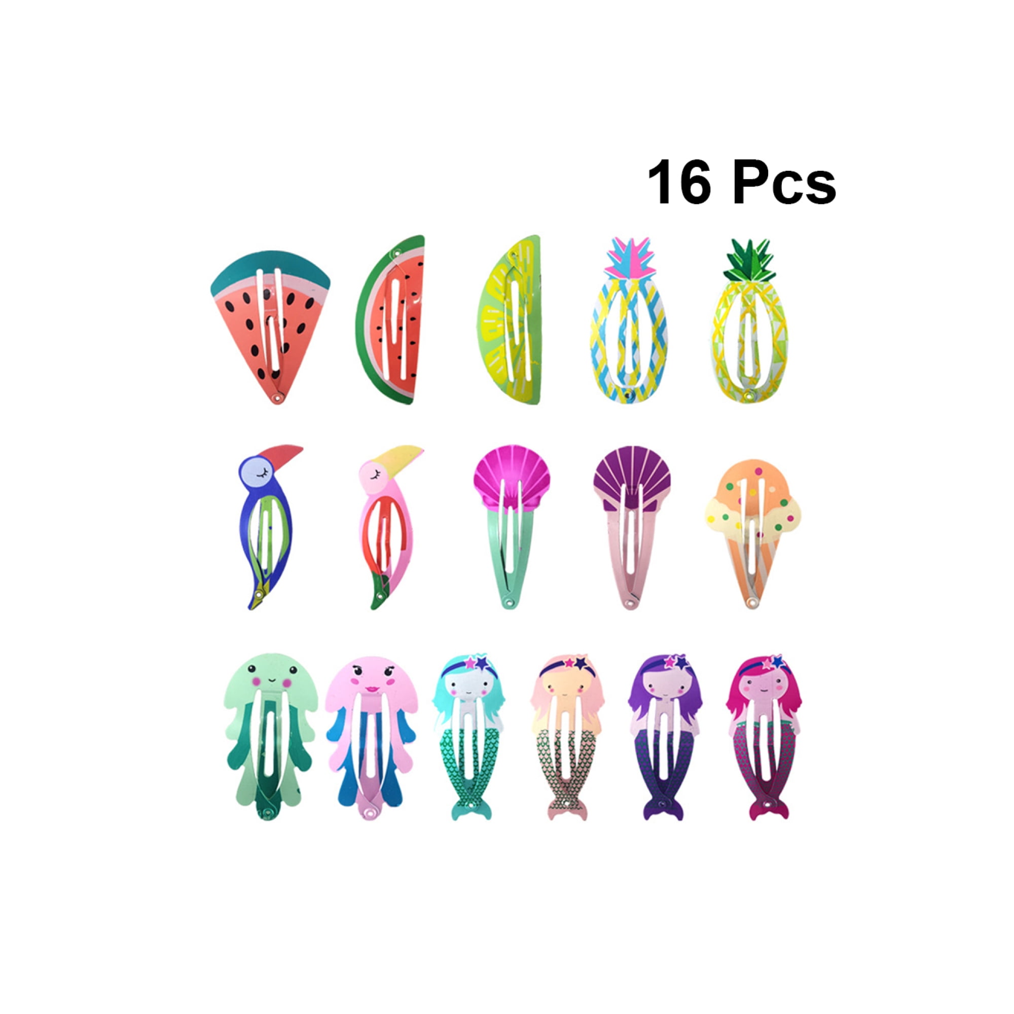 Click here for Pixnor 16pcs Girls Hair Clips Lovely Snap Hair Cli... prices