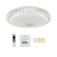 Smart LED Ceiling Light with Bluetooth Speaker App and Remote Control ...