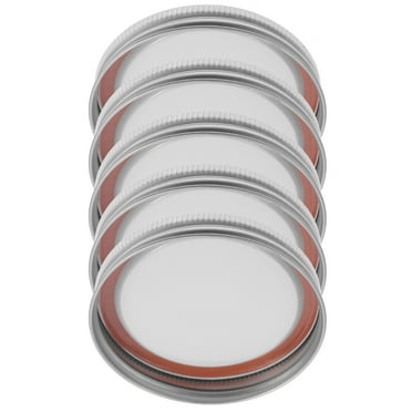 Large Metal 110mm Lid For One Gallon And 64oz Wide Mouth Glass Jar ...