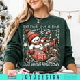 Funny Quote Cute Snowman Christmas Swea Funny Christmas Snowman Hot ...