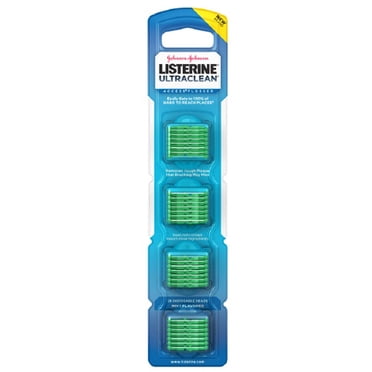 Listerine Ultraclean Access Flosser Refill Heads, Mint Flavor, 28 ct, 6 ...