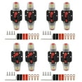 2packs Auto Inline Fuse Breaker With Wire Lugs And Heat Shrink Tube 12v