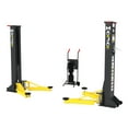 MaxJax Portability Low Profile Arms Two Post Portable Car Garage Lift ...