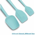 Silicone Spatula 3-piece Set, Ergonomic Handle High Heat-Resistant ...