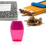 Emraw Single Hole Manual Pencil & Crayon Sharpener W/ Bin Blue Pink ...