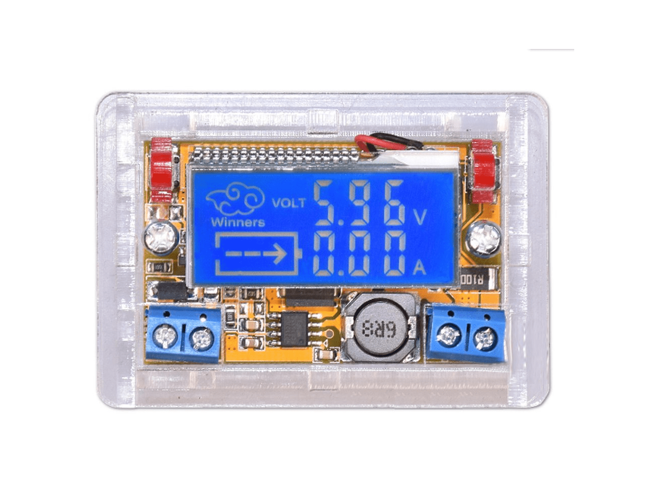 DC-DC Adjustable Step-down Power Supply Module Voltage Current LCD ...