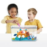 Robo Alive Light Up Aquarium Set Playset (Includes 4 Fish & 2 Turtles ...