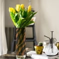 11.8 Inch Unbreakable Clear Plastic Vase Cylinder Flower Vase ...