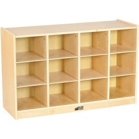 Wood Designs Letter Storage Unit 12 Compartment Cubby with Trays ...