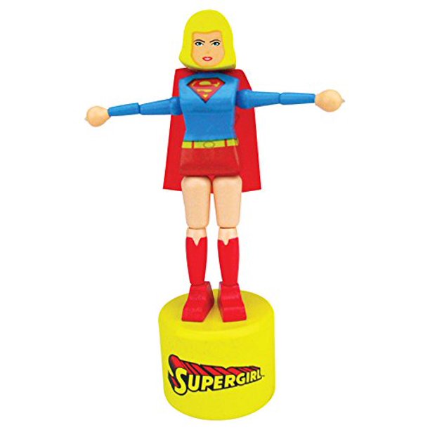 Entertainment Earth Supergirl Wooden Push Puppet - Walmart.com