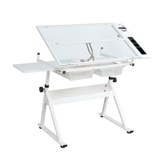 Studio Designs Comet Center Plus Drawing Table with Padded Stool 2 ...