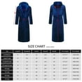 FashGudim Mens Robes Big and Tall Full Length Shawl Collar Long Plush Robe (Navy,L/XL) - Walmart.com