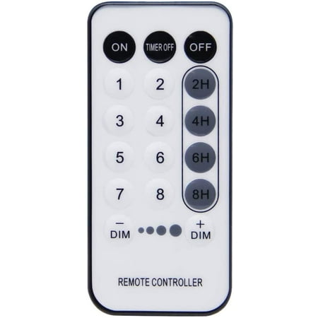 Remote Control with 17 Keys Dimmable and Timer Function for 304 Curtain ...