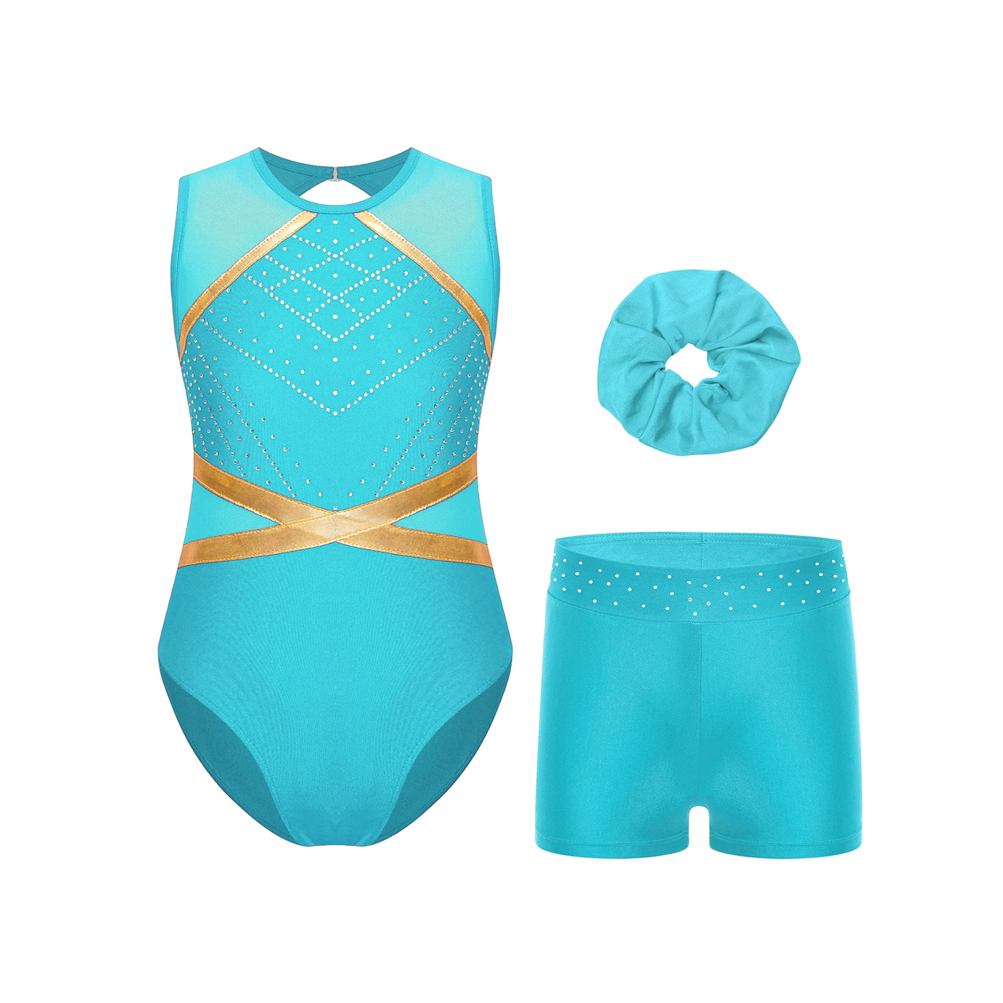 Click here for Manyakai Gymnastics Outfit Set For Girls Patchwork... prices