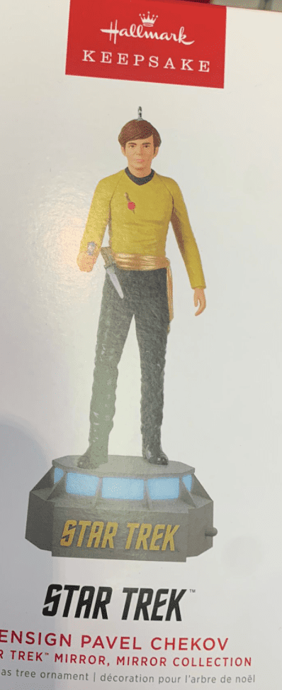 Hallmark 2022 Star Trek Mirror Ensign Pavel Chekov Christmas Ornament ...