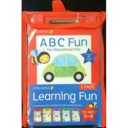 Little Genius Learning Fun Pads (ABC/123/Starting to Write/Color, Cut ...