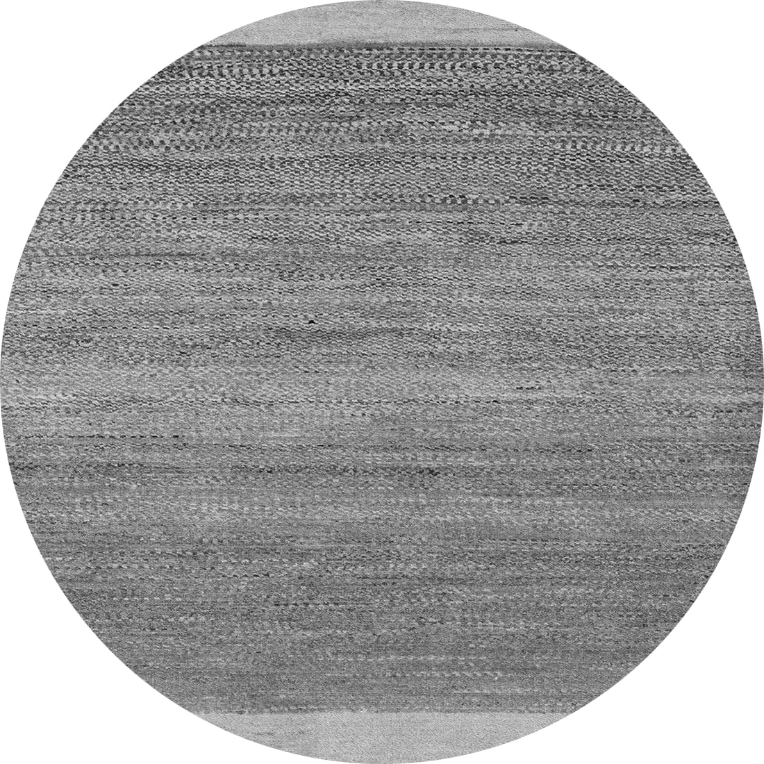Ahgly Company Indoor Round Abstract Gray Modern Area Rugs, 8' Round ...