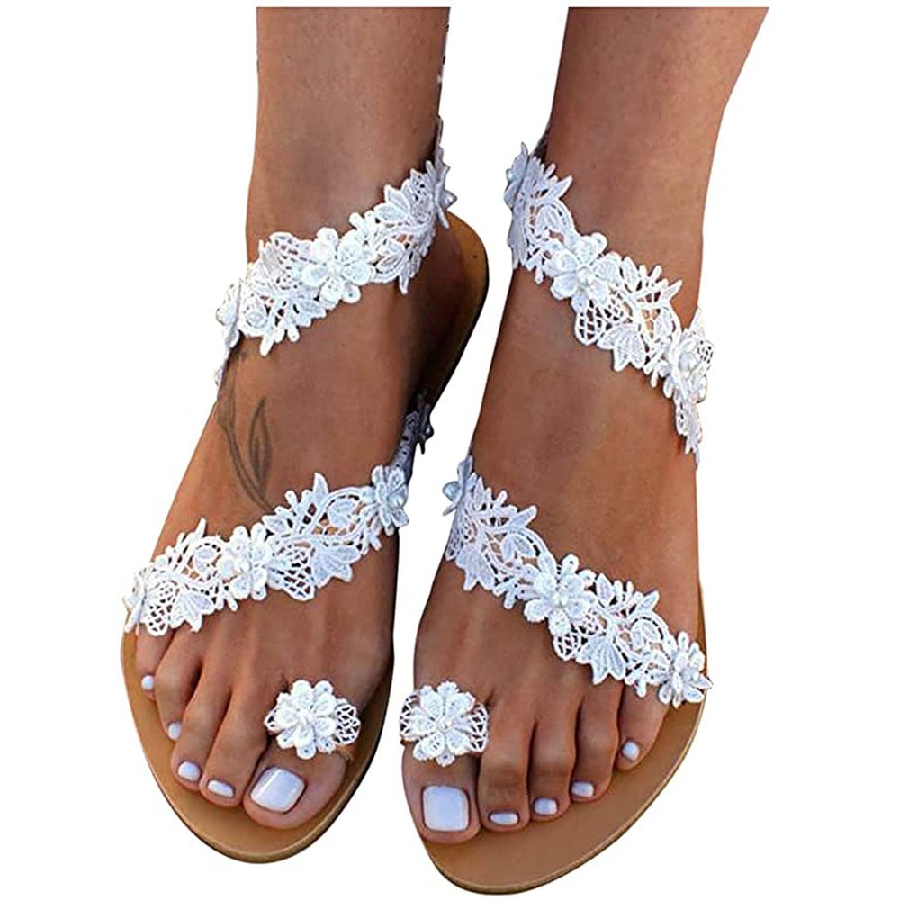 Click here for Topllc Summer Womens Flats Sandals Fashion Floral... prices
