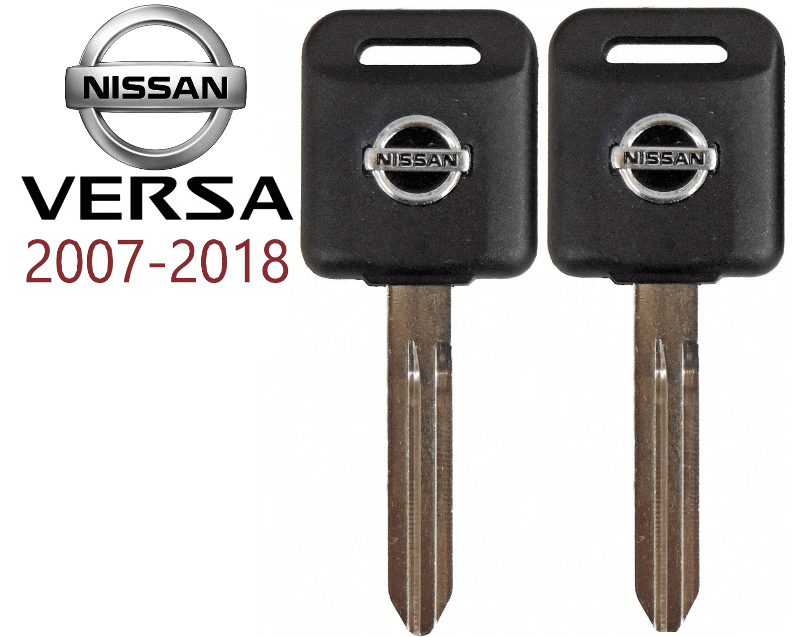2 New Versa 2007-2018 N104 Transponder Chip Key (46) VLS - Walmart.com