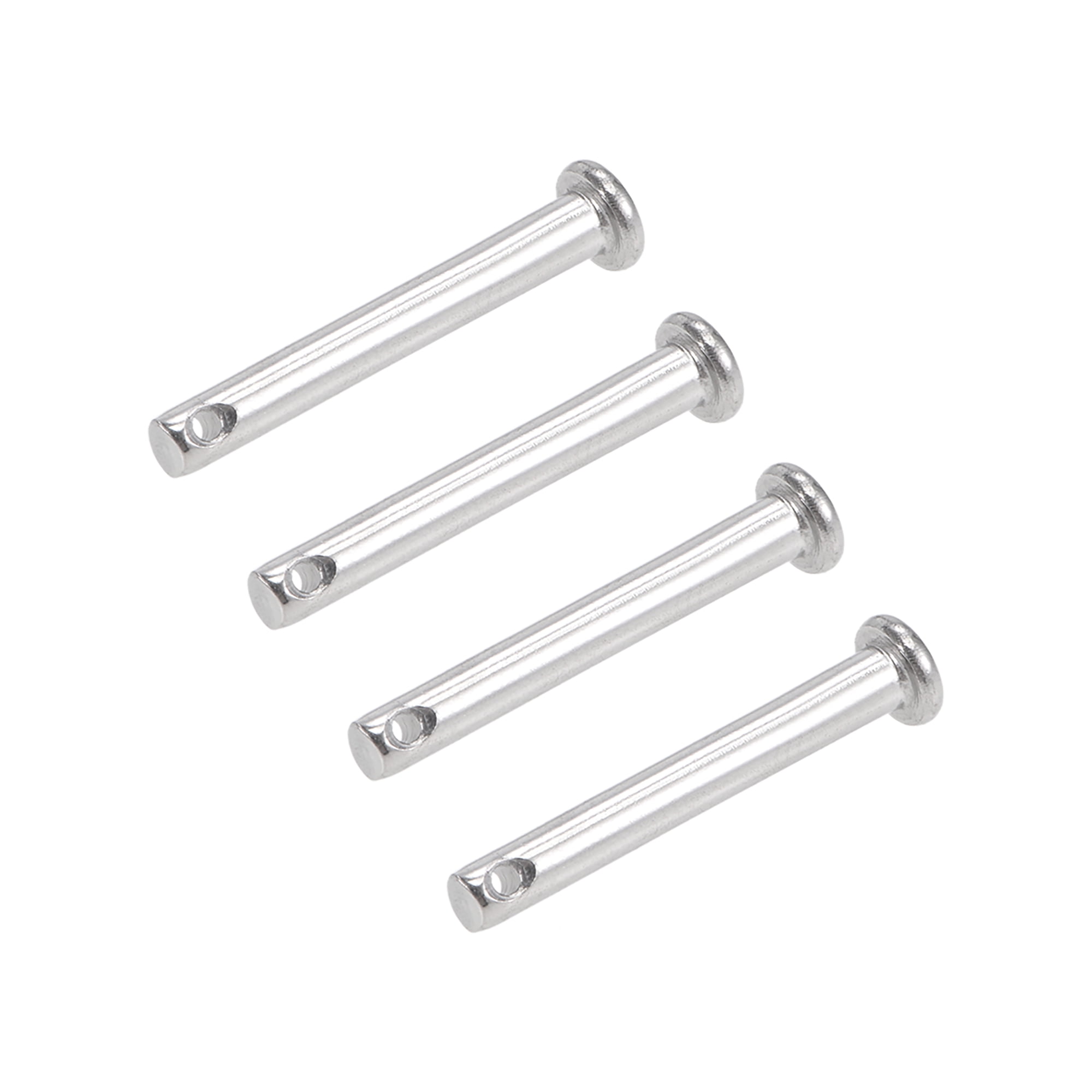Single Hole Clevis Pins - 4mm x 30mm Flat Head 304 Stainless Steel Link ...