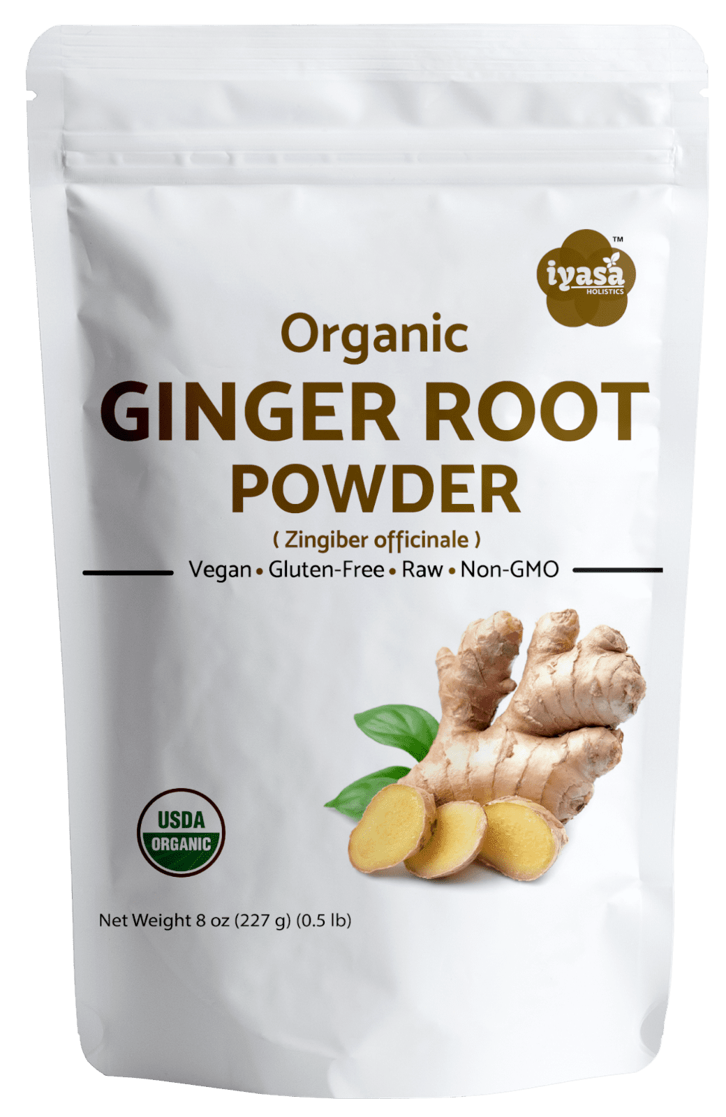 Organic Ginger Root Powder,Zingiber officinale, 8 oz/226 gm, - Walmart.com