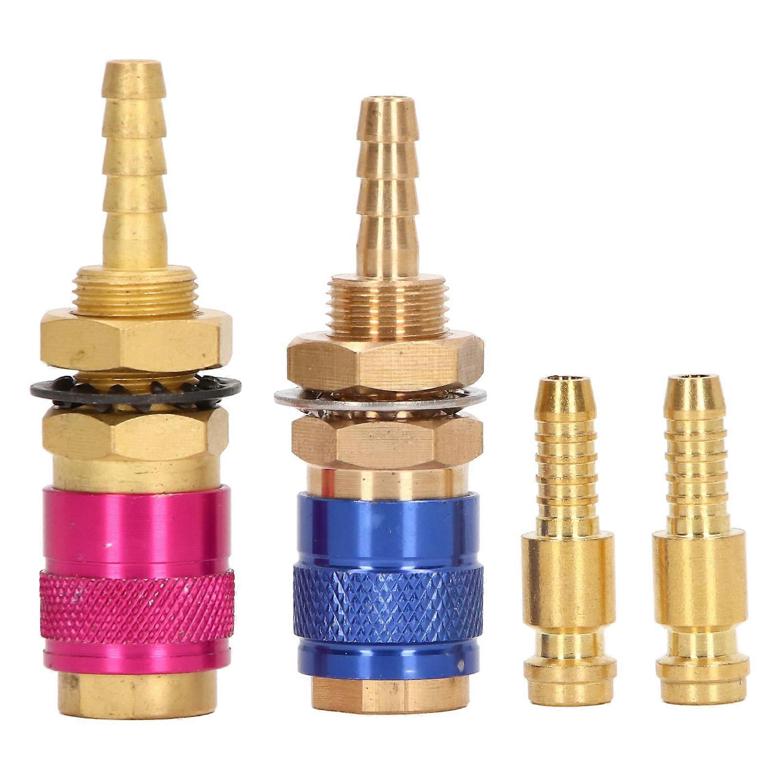 Water Cooled Gas Adapter Portable Brass Quick Connector with Socket for ...