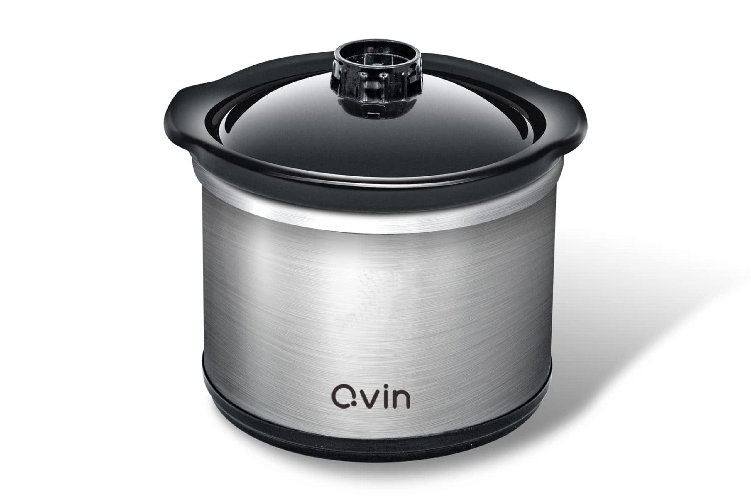 Calentador de olla de cocción lenta de 0,65 qt, juego de olla para ...