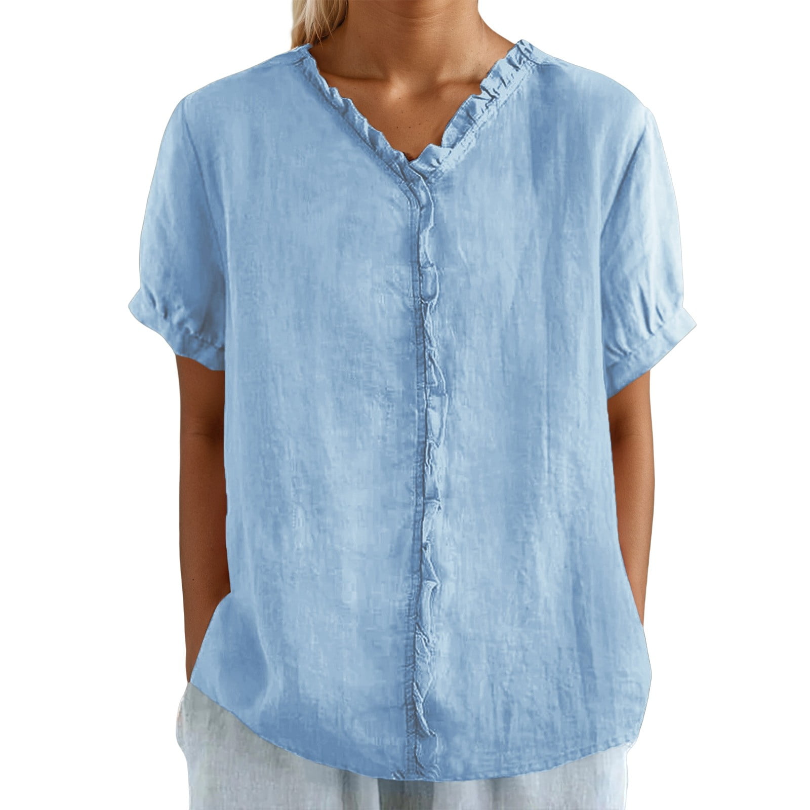 Click here for Chaochao Elegant Womens Lace Detail Shirt For Ever... prices