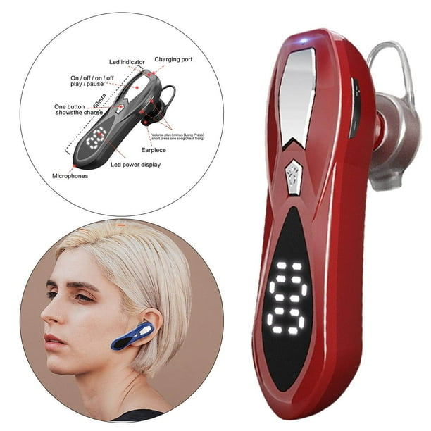 Wireless Bluetooth Earpiece Noise Cancelling Driving Headset bluetooth ...