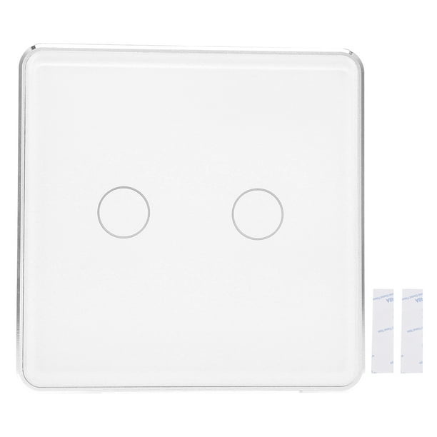 Remote Control Switch,2 Gang Smart Wall Smart Light Switch Touch Light ...