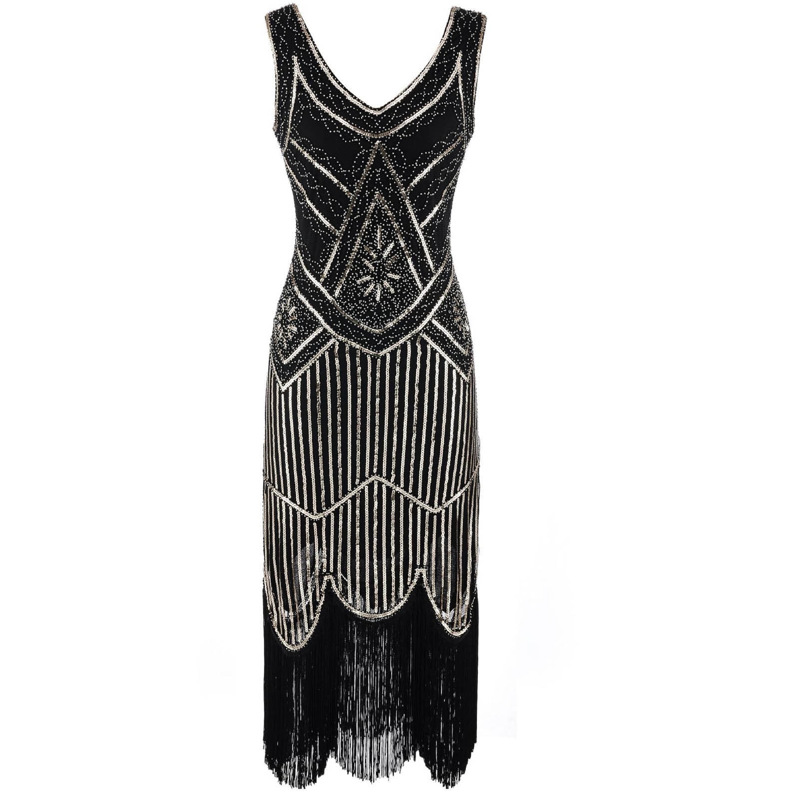 Click here for Unbranded Plus Size Vintage 1920s Flapper Tassel G... prices