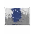Abstract Art Sun Shade Sail 6.5'X10' Blue Grey Wall Mottled Texture ...