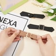 1 Box 4Pcs 2 Colors Leather Sew on Toggle Buckles Tab Closures Cloak ...