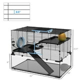"PawHut Indoor Hamster Cage with Accessories, 31"" Gerbil Cage with ...
