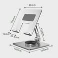 Adjustable Laptop Stand for Desk Metal Foldable Laptop Risers Portable ...