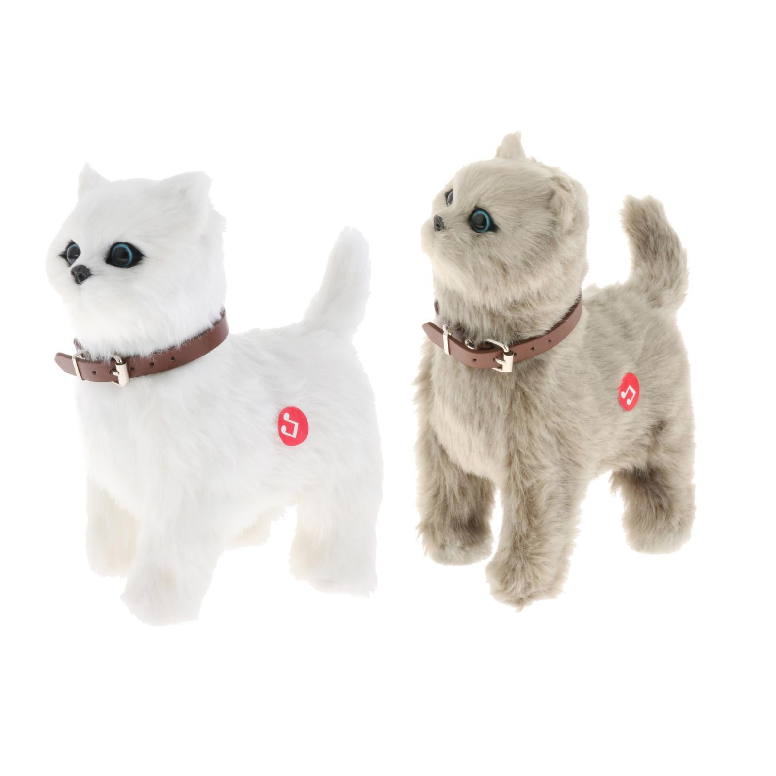 Pack of 2 Electronic Interactive Stuffed Animals for Boys Girls ...