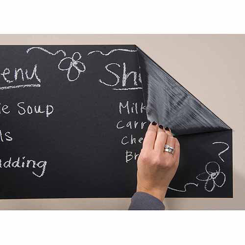 Chalkboard Adhesive Vinyl, 12" x 12", 10pk - Walmart.com
